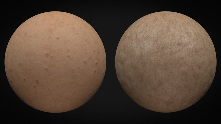 Base Material | Realistic Human Skin for Substance Painter and More ...