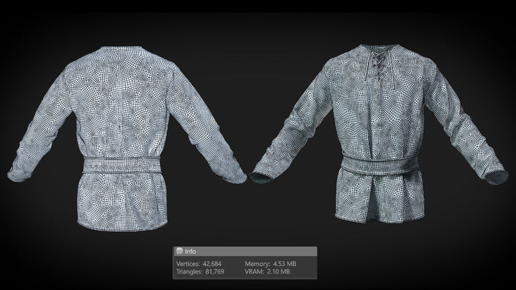 3D Medieval clothes Fbx+ Obj+ Zprj +4K PBR textures – S3ART Store