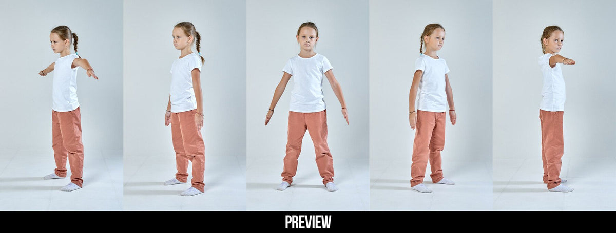 200+Child Pose Reference Pictures – S3ART Store