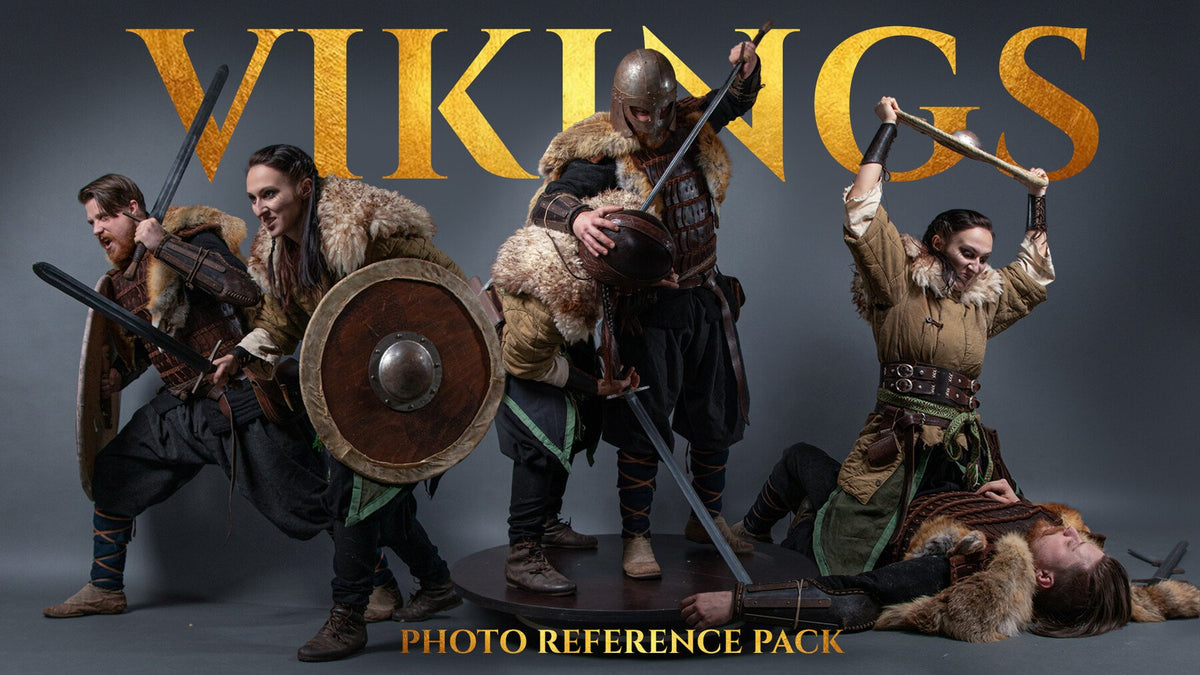 Vikings - Reference Photo Pack for Artists 460 JPEGs – S3ART Store