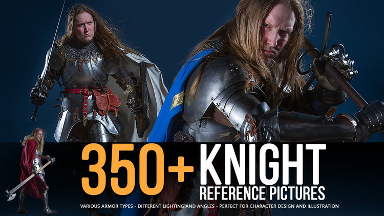 350+ Knight Reference Pictures for Artists – S3ART Store