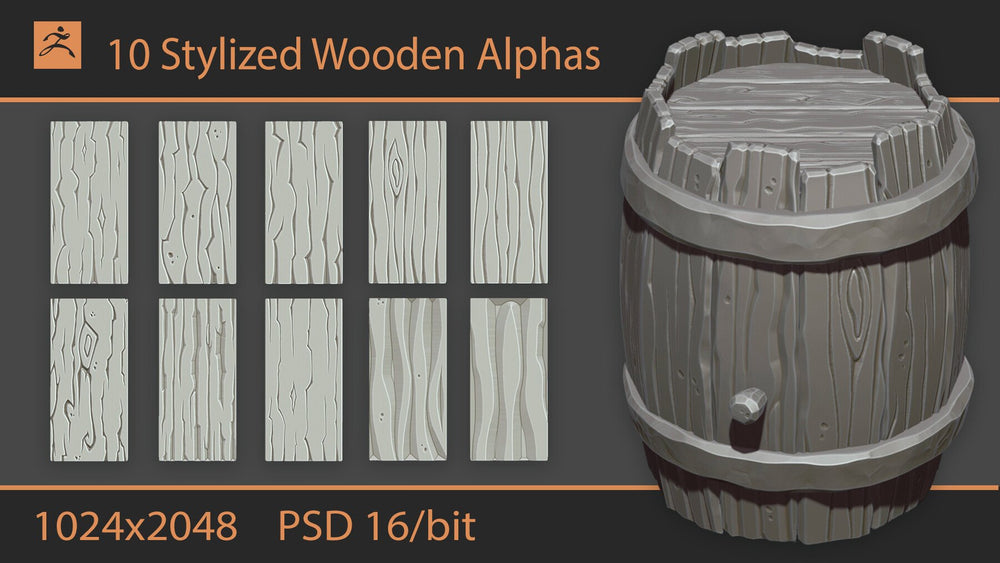 Stylized Wooden Alphas – S3ART Store