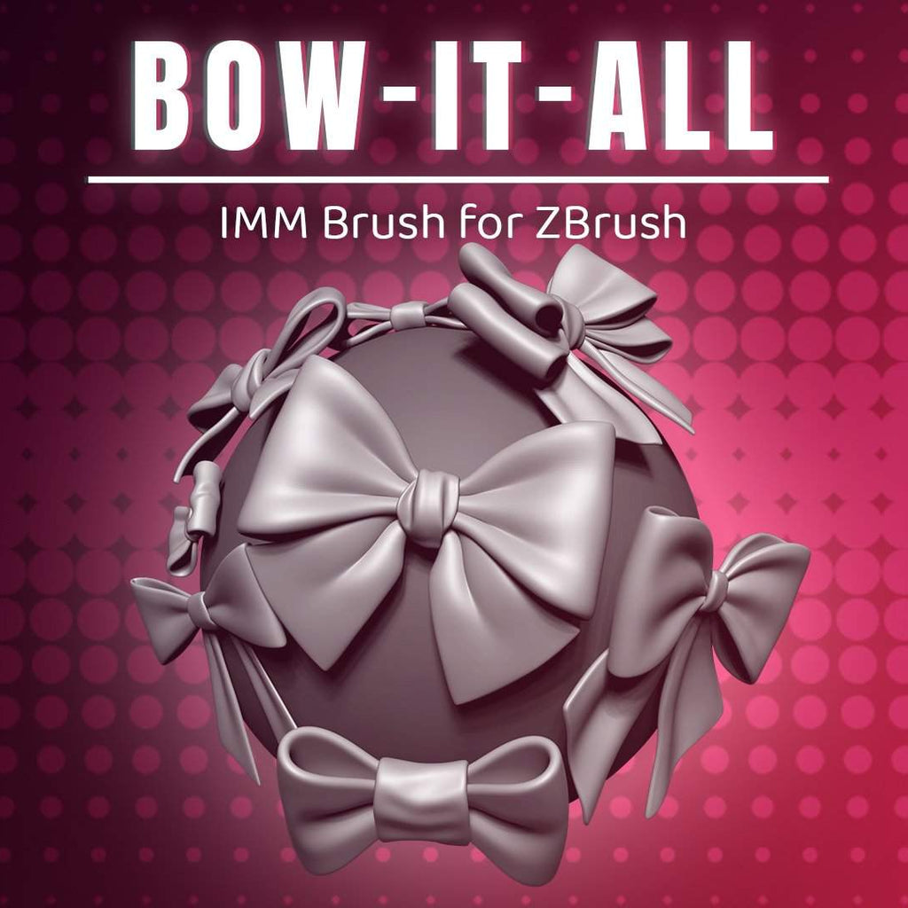 Loop Bows IMM Brush for ZBrush | S3ART Store