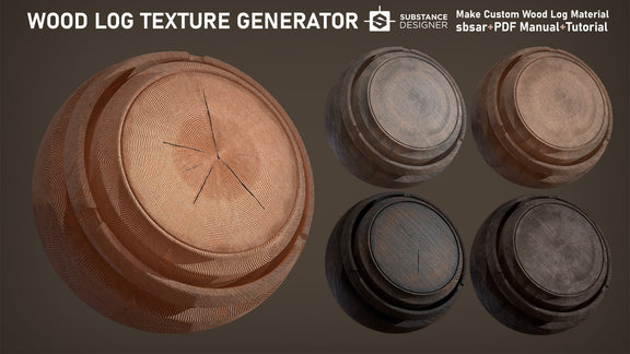 Wood Materials |Vol 01|Substance Designer – S3ART Store