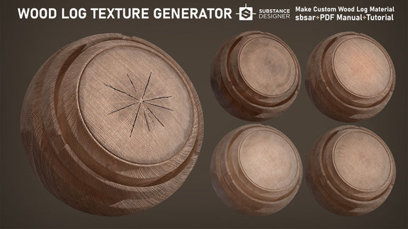 Wood Materials |Vol 01|Substance Designer – S3ART Store