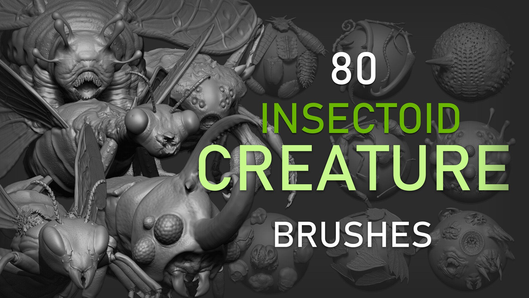 Insectoid Creature: IMM Brush Mega Pack – S3ART Store