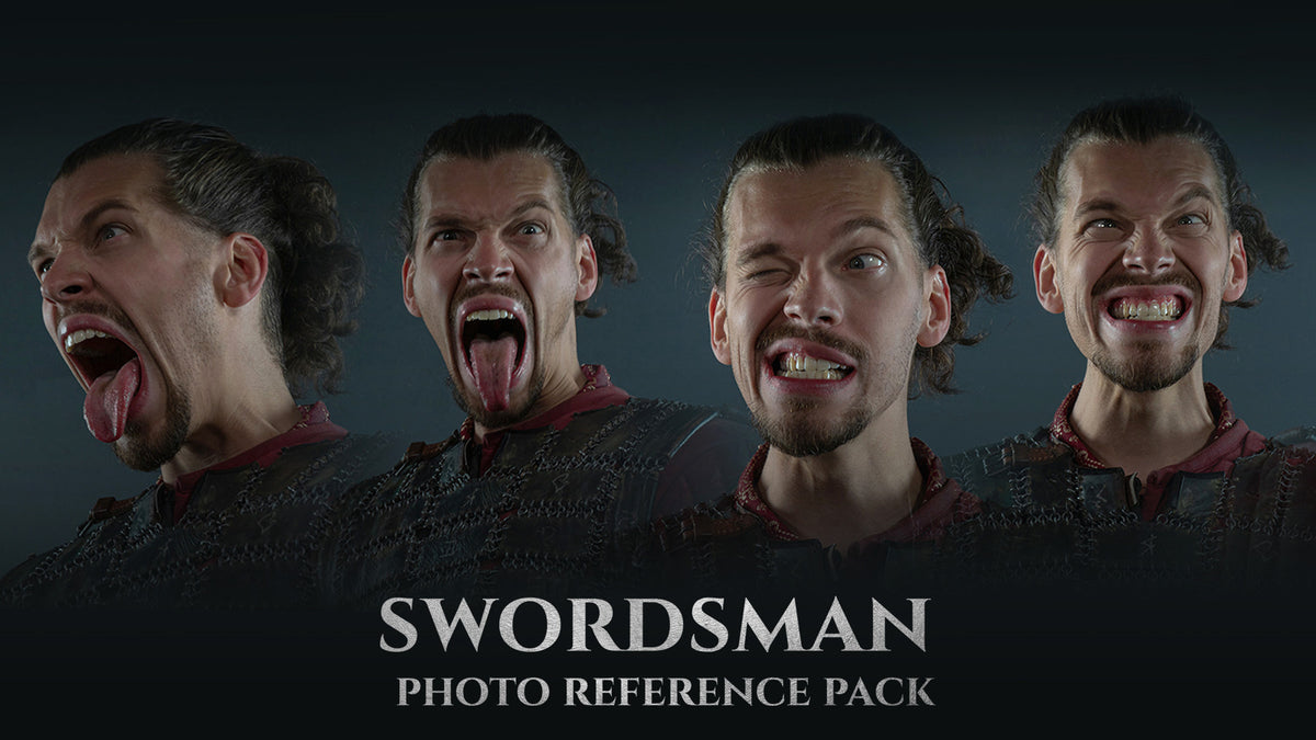 Swordsman Photo Reference Pack 330 JPEGs – S3ART Store