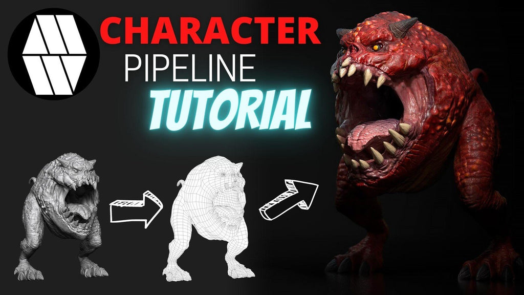 Monster Character Pipeline: Full Tutorial | S3ART Store